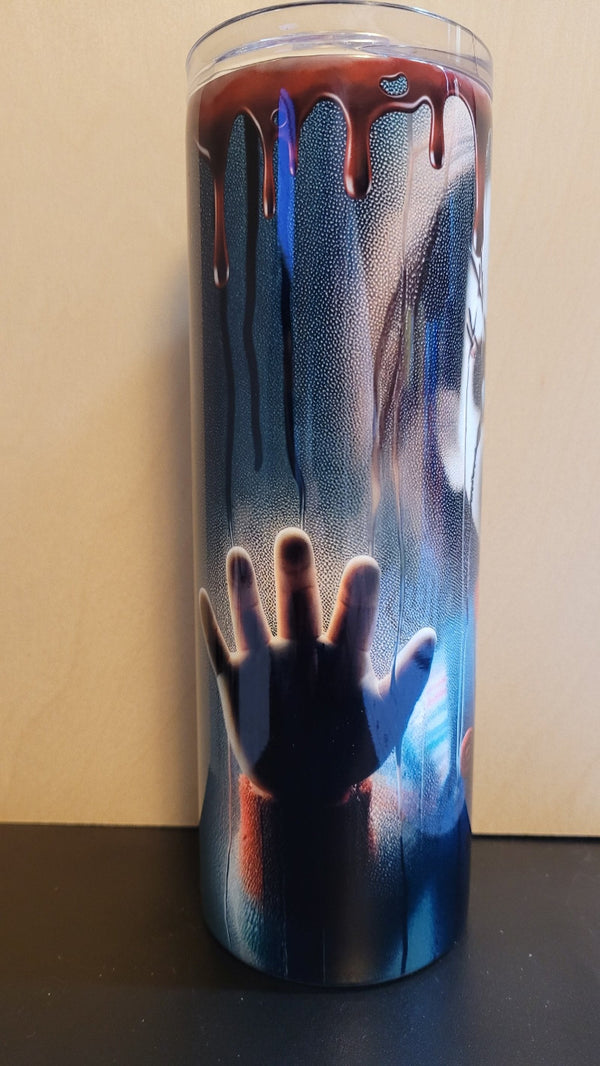 Tumbler 20 oz Chucky Window Rain – Simply Shady Designs