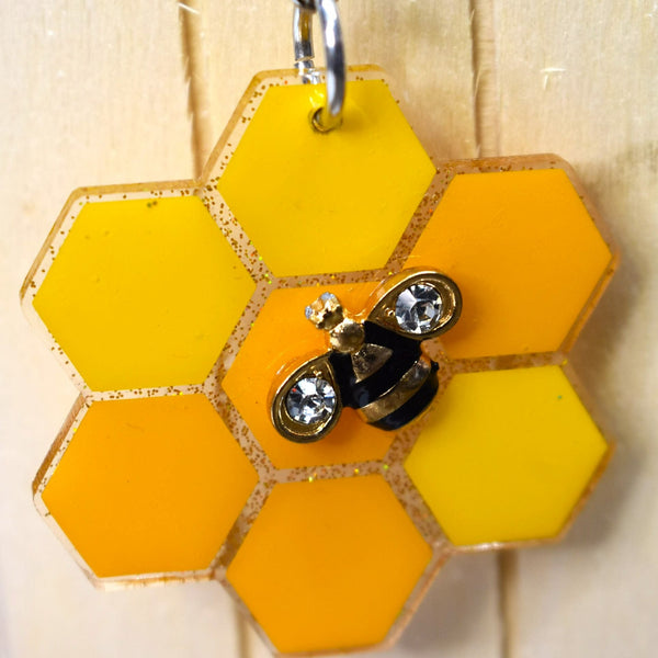 Keychain Honey Bee – Simply Shady Designs