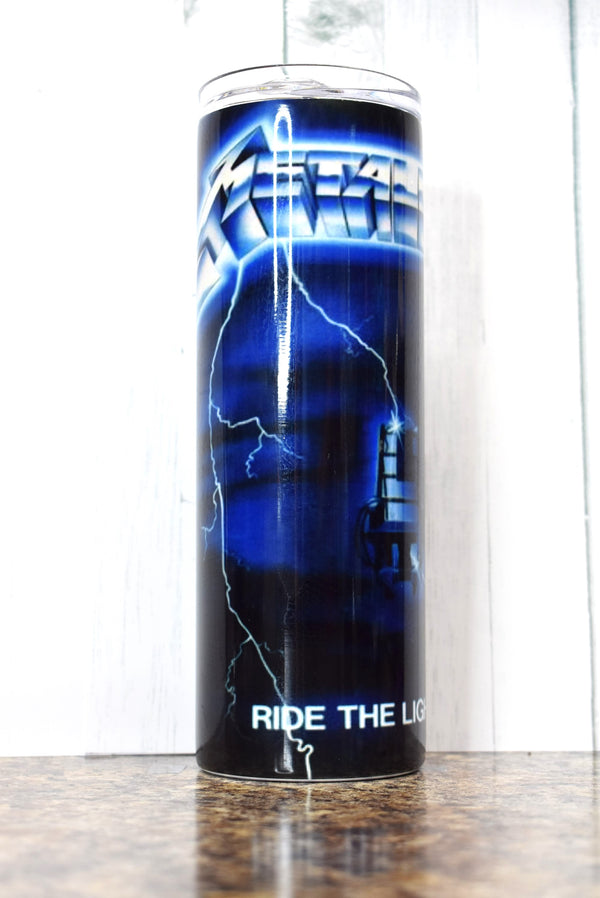 Tumbler 20 oz Ride The Lightning – Simply Shady Designs
